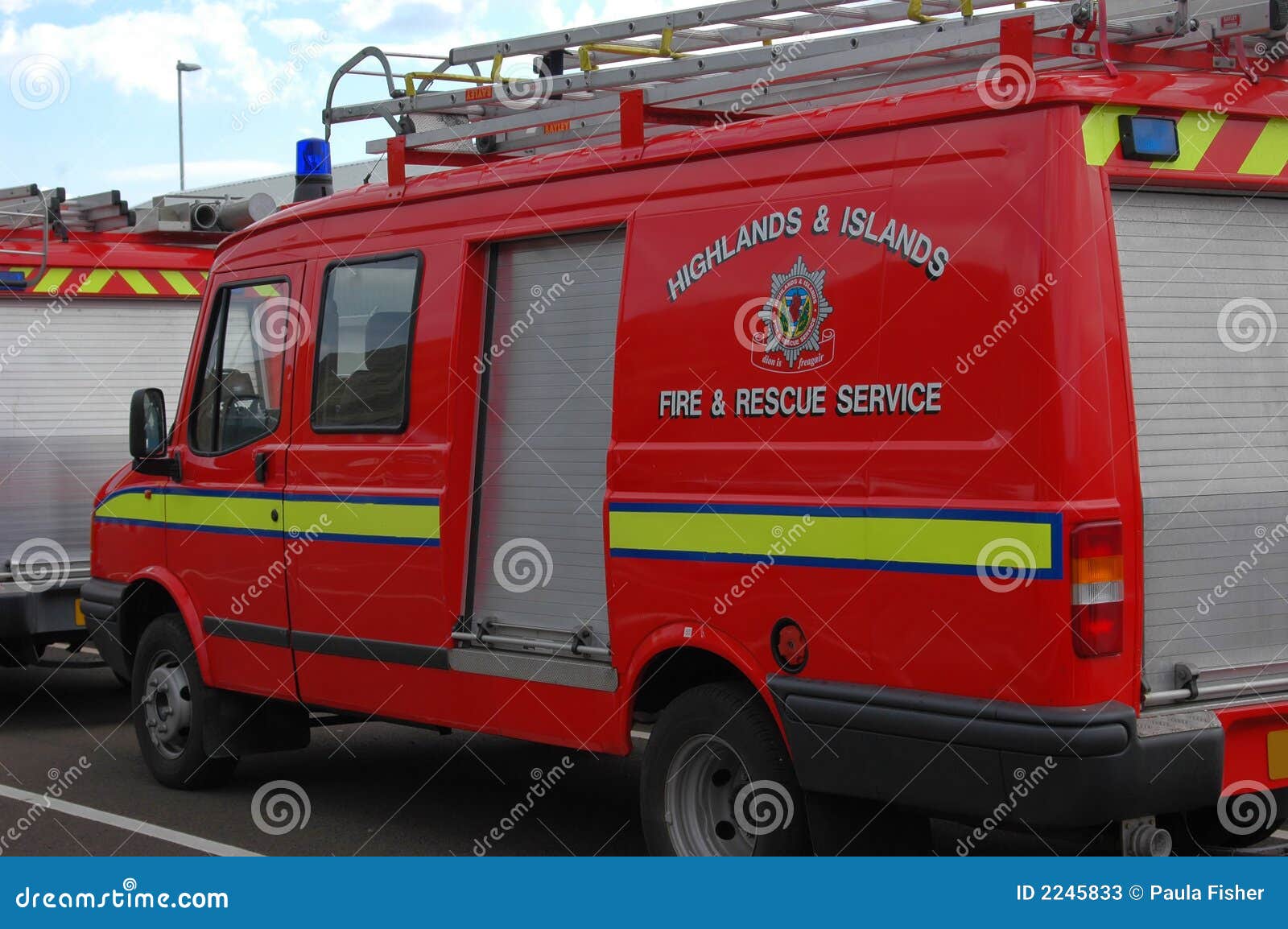British Fire Support Vehicle Stock Image - Image of dangerous, tragedy ...
