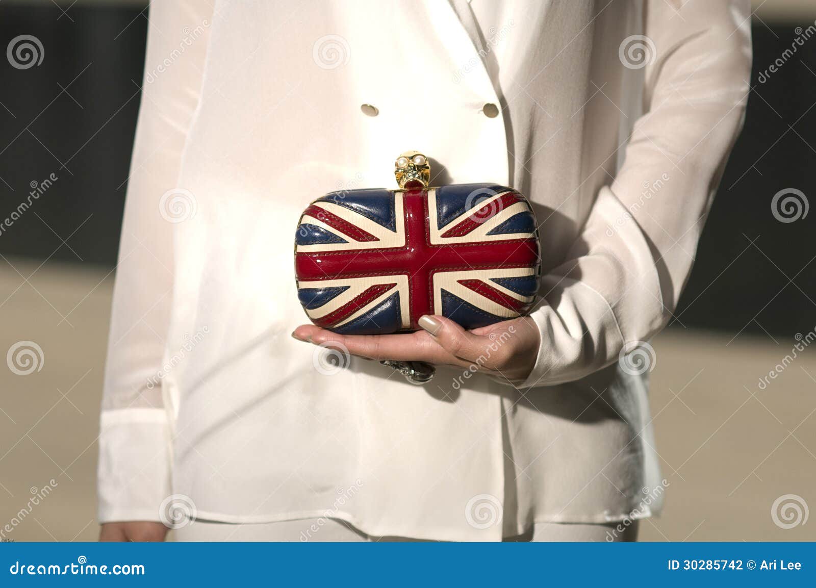 Alexander Mcqueen Union Jack Held in Hand Editorial Photography - Image ...