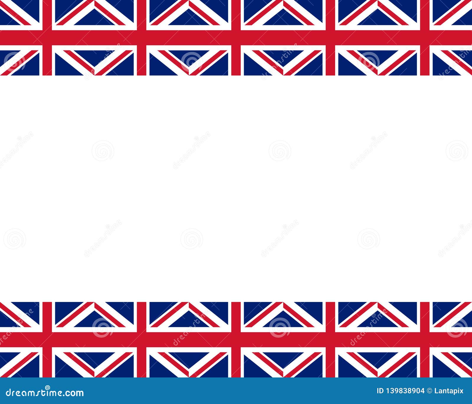 British Flag with Copy Space Stock Vector - Illustration of union ...
