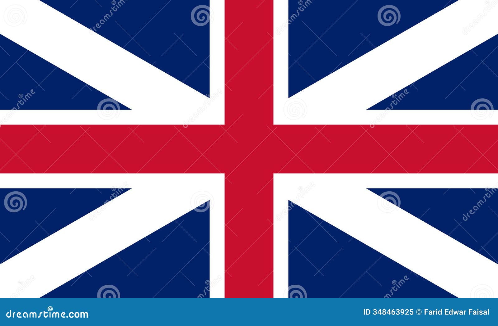 The British flag stock illustration. Illustration of print - 348463925