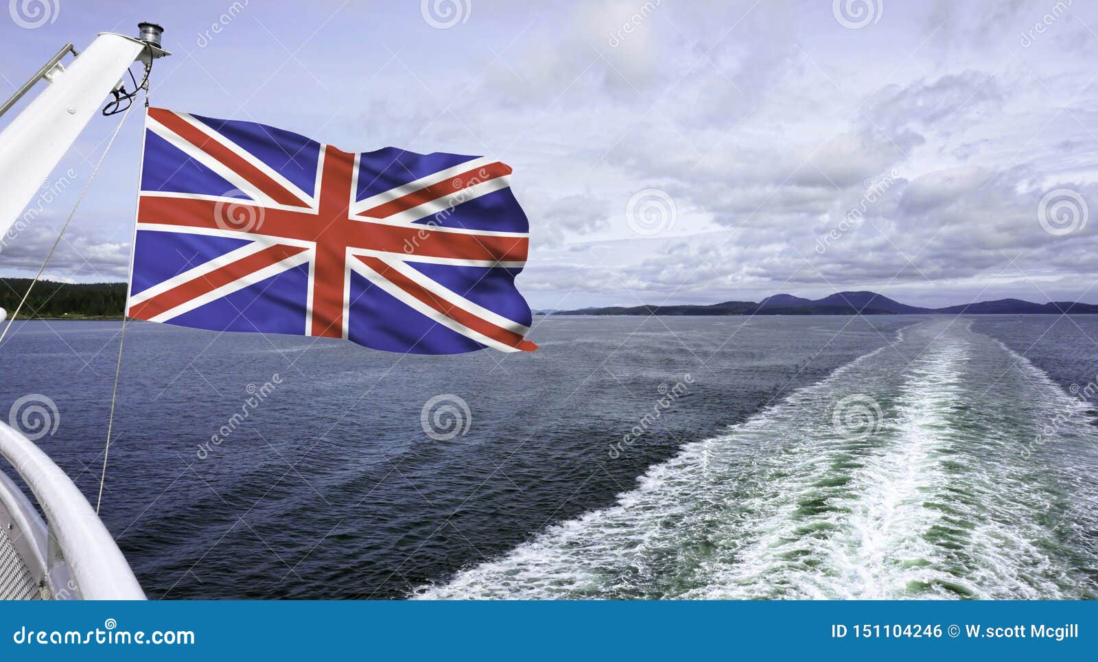British Flag Flying stock photo. Image of recreational - 151104246