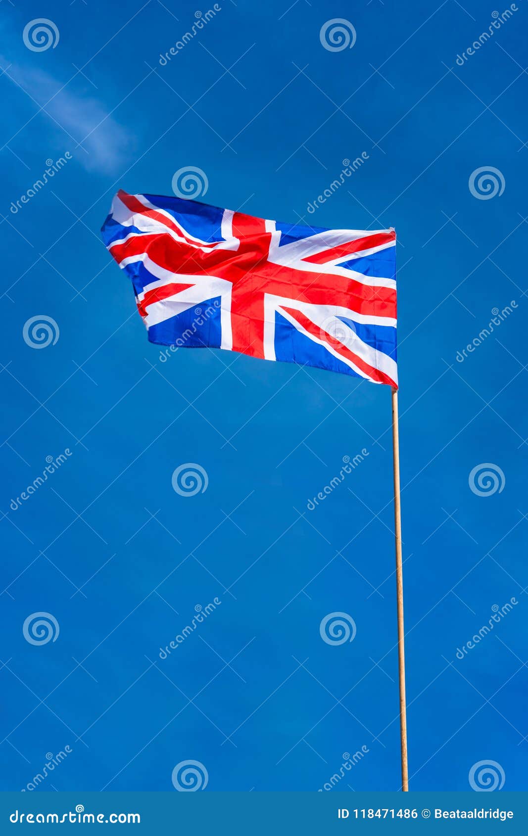 A British flag stock photo. Image of flag, europe, pole - 118471486