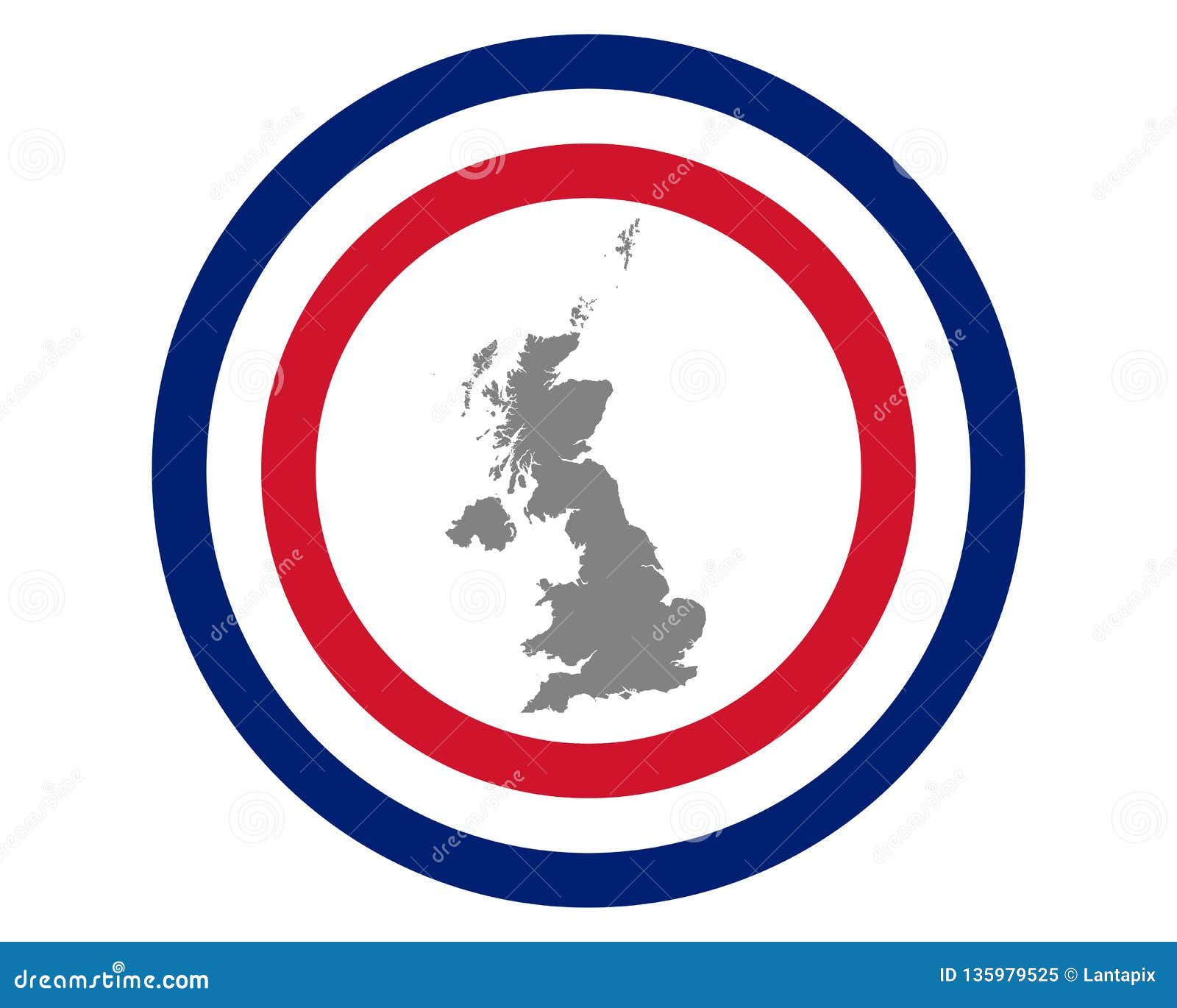 British flag and map stock vector. Illustration of union - 135979525