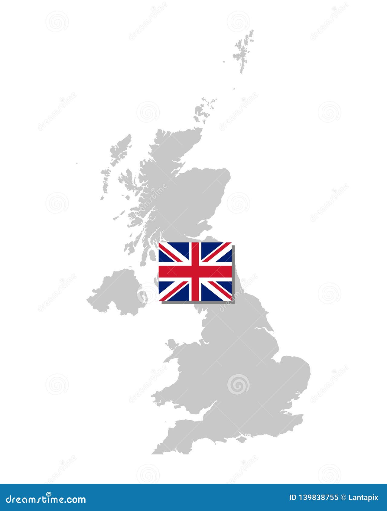 British flag and map stock vector. Illustration of kingdom - 139838755