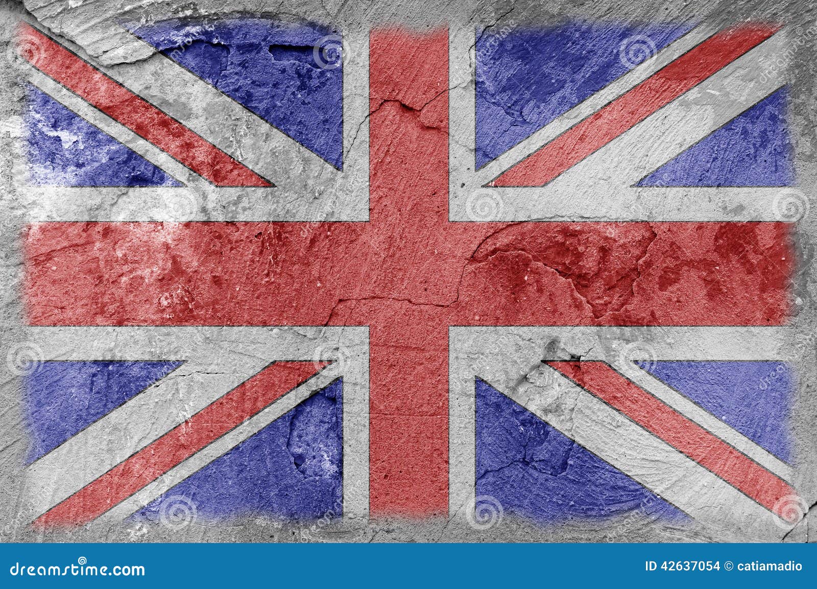 British Flag Wall Texture Royalty-Free Stock Image | CartoonDealer.com ...