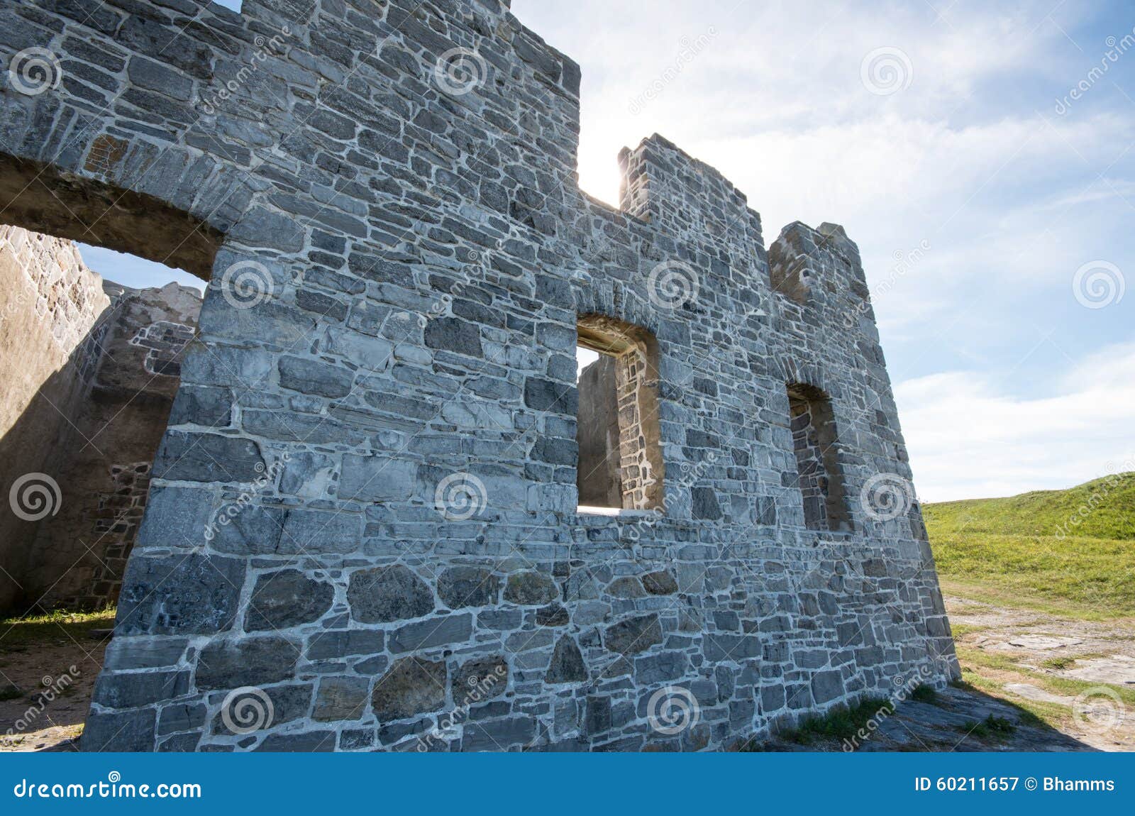 British Fort at Crown Point Stock Image - Image of hill, britain: 60211657