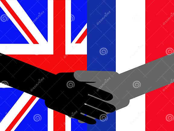 British french handshake stock vector. Illustration of corporate - 2276913