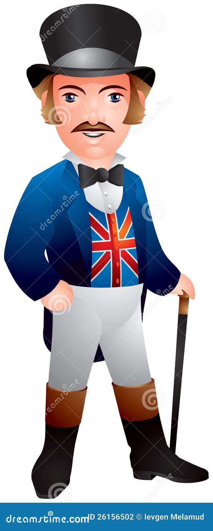 British Cartoon Man