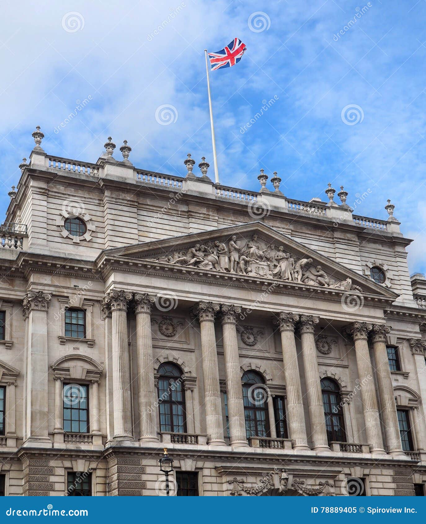 British Government Building Stock Image - Image of baroque, england ...