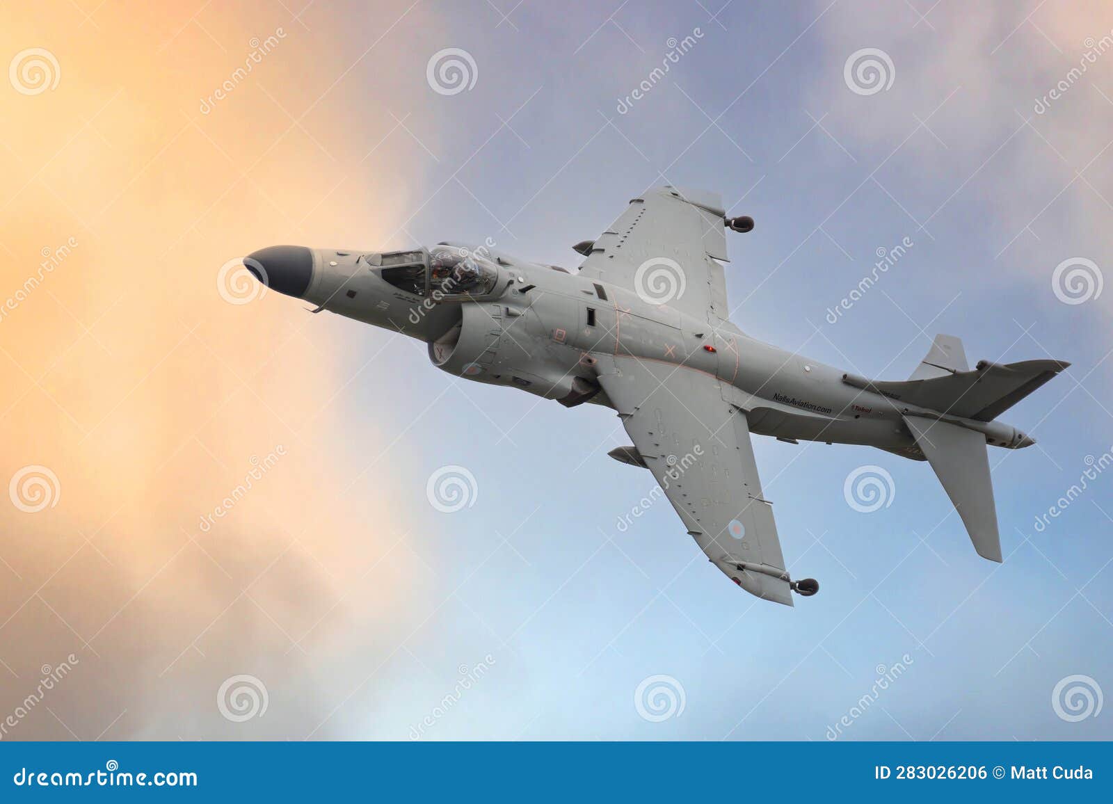 British Harrier Jump Jet stock photo. Image of jump - 283026206