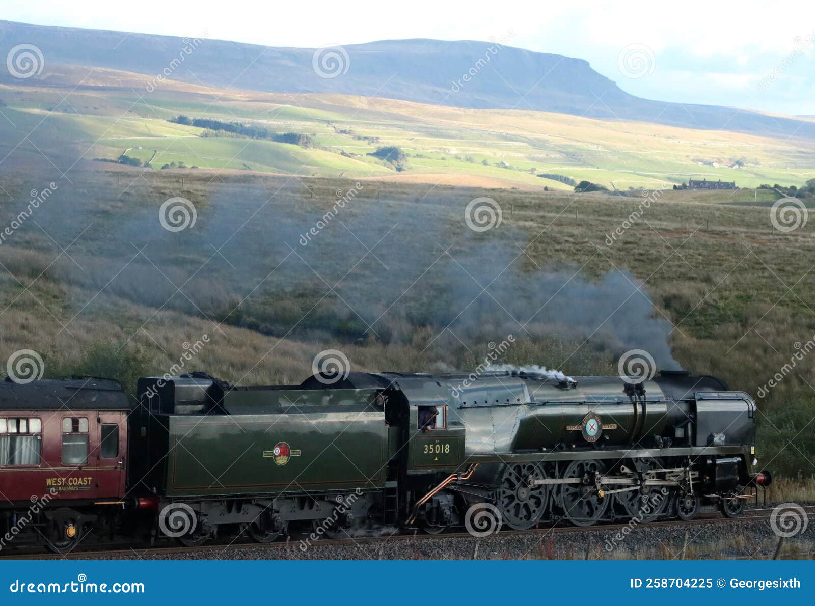 British India Line Blea Moor Settle To Carlisle Editorial Image - Image ...