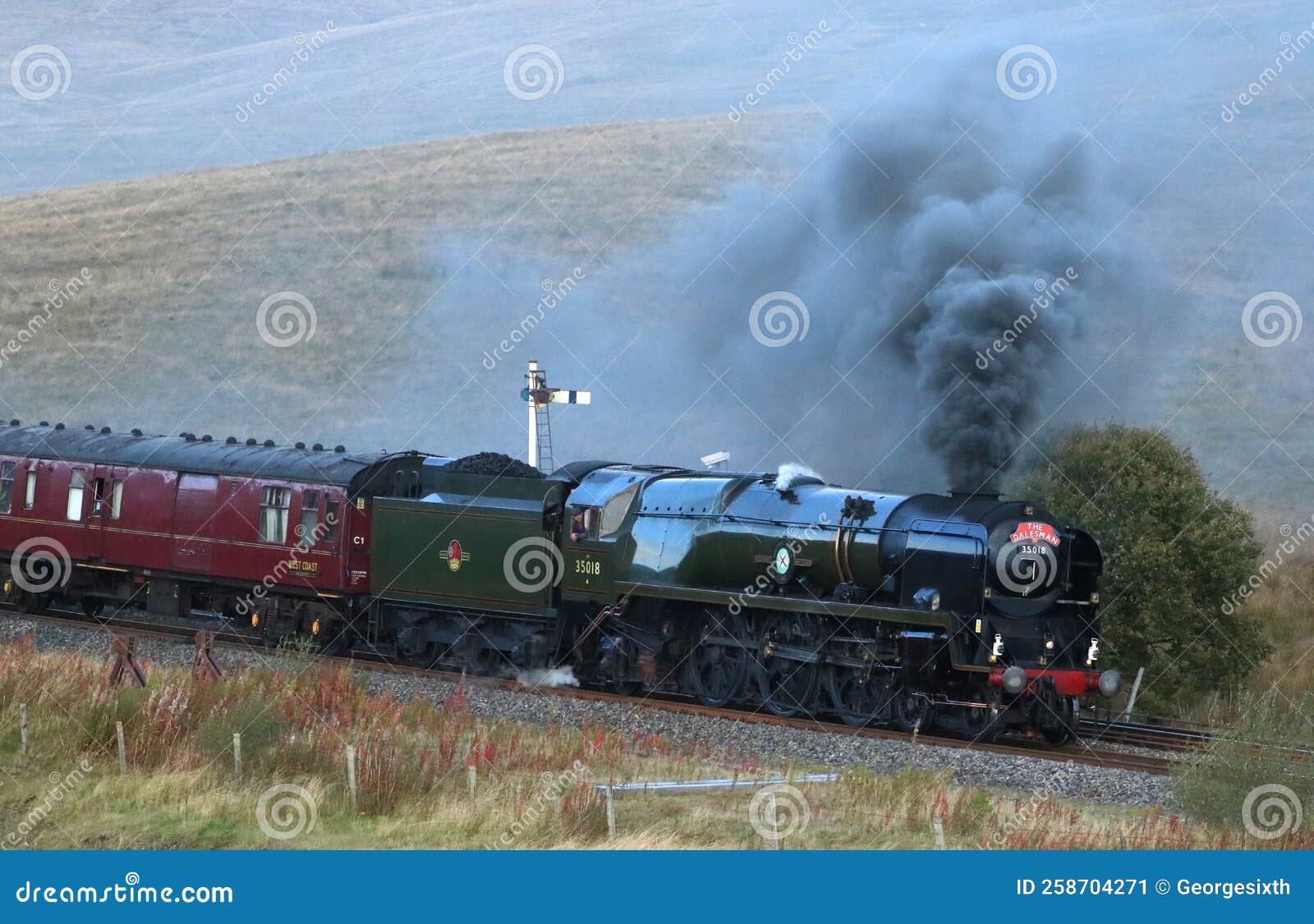 British India Line Blea Moor Settle To Carlisle Editorial Photo - Image ...