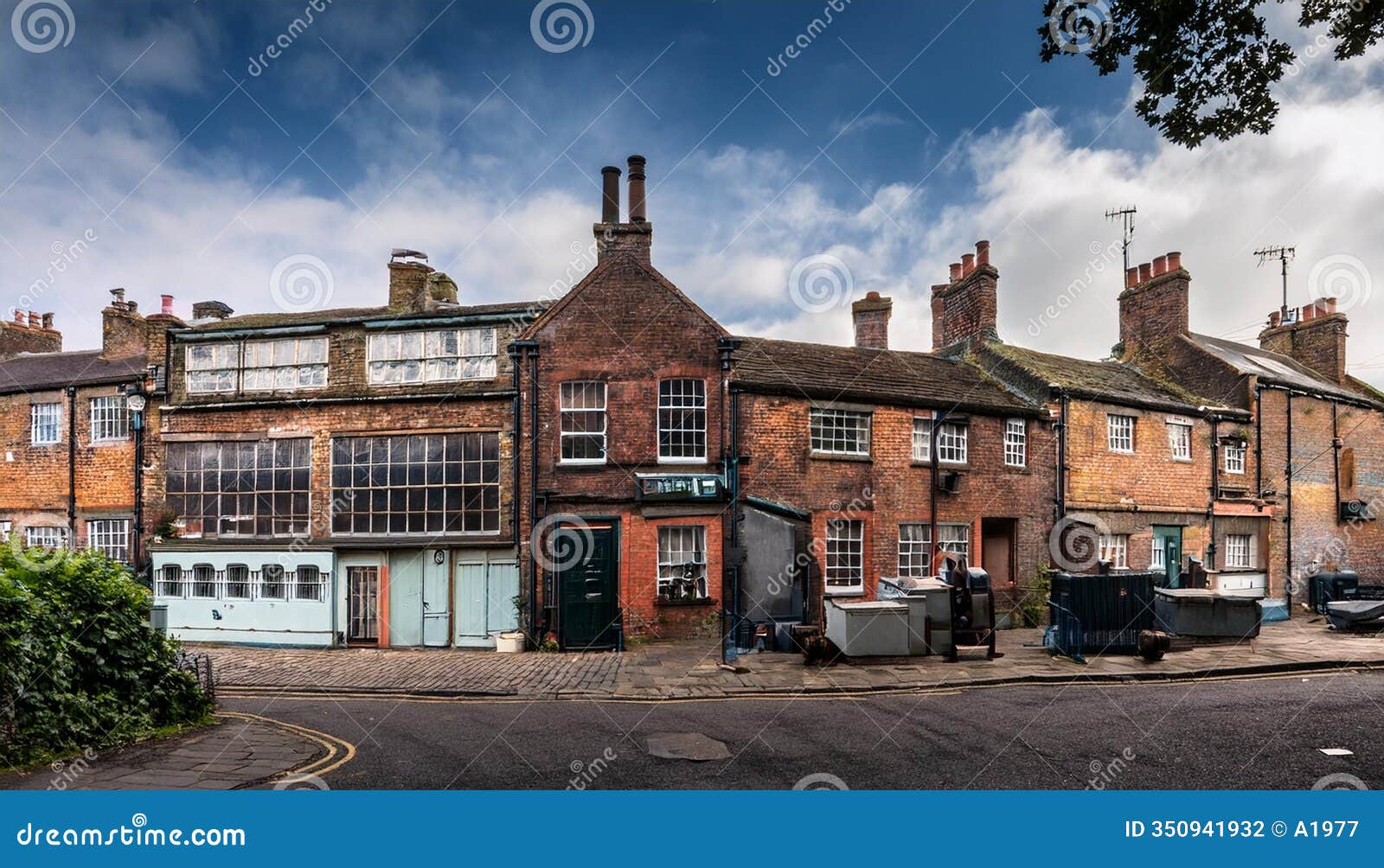 British Industrial Revolution Slums, AI Generated Stock Photography ...