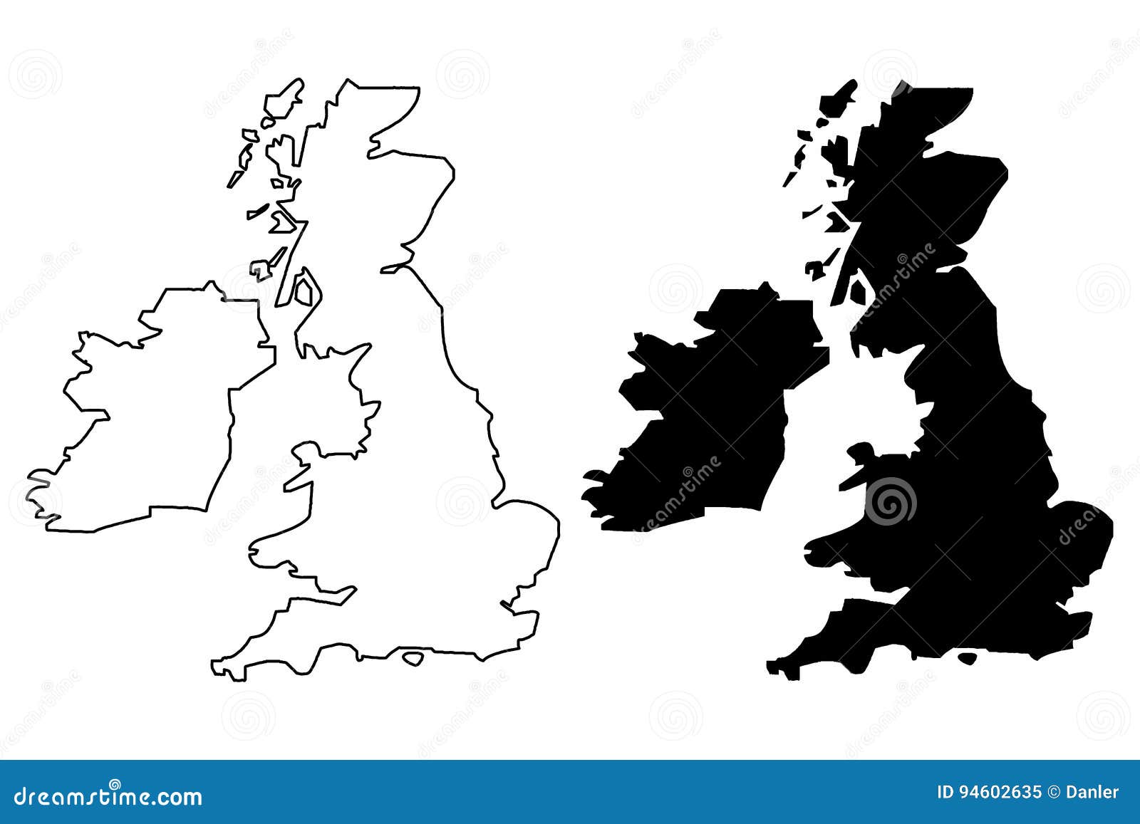 British Isles map vector stock vector. Illustration of cartography ... British Isles map vector stock vector. Illustration of cartography ...