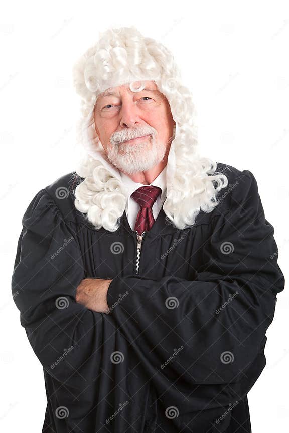 British Judge - Kind and Fair Stock Image - Image of judgment, adult ...