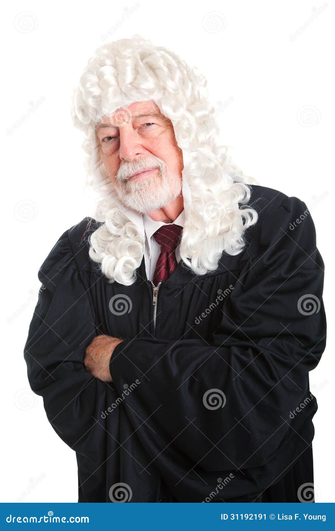 British Judge - Skeptical stock image. Image of court - 31192191