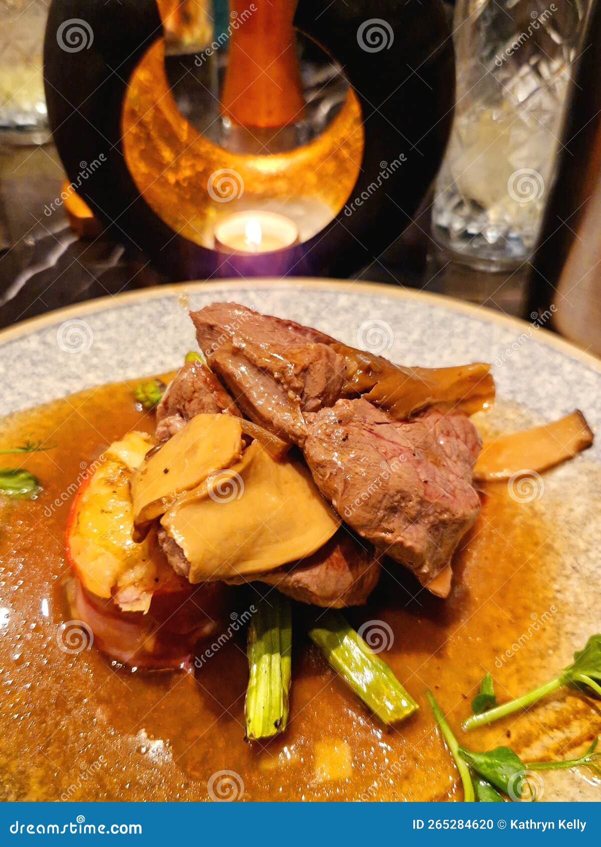 British Lamb Dinner stock photo. Image of breakfast - 265284620