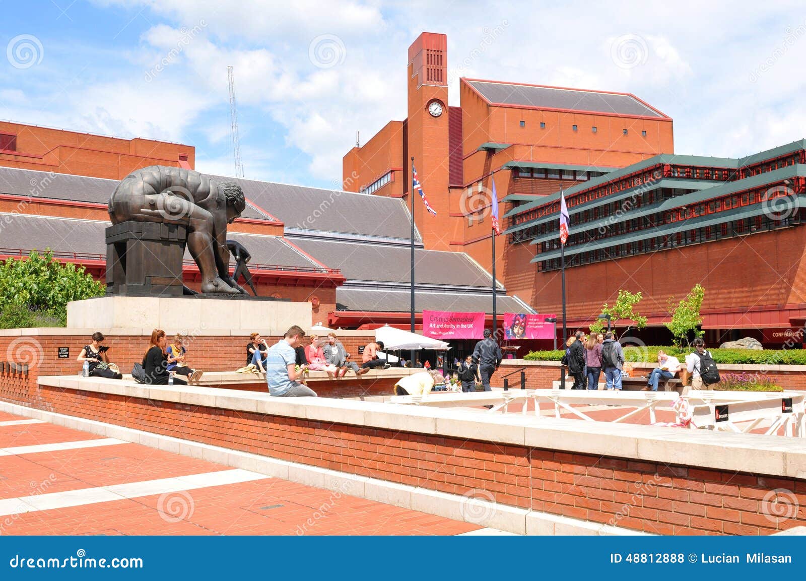 British Library redaktionelles stockfoto. Bild von bücher - 48812888
