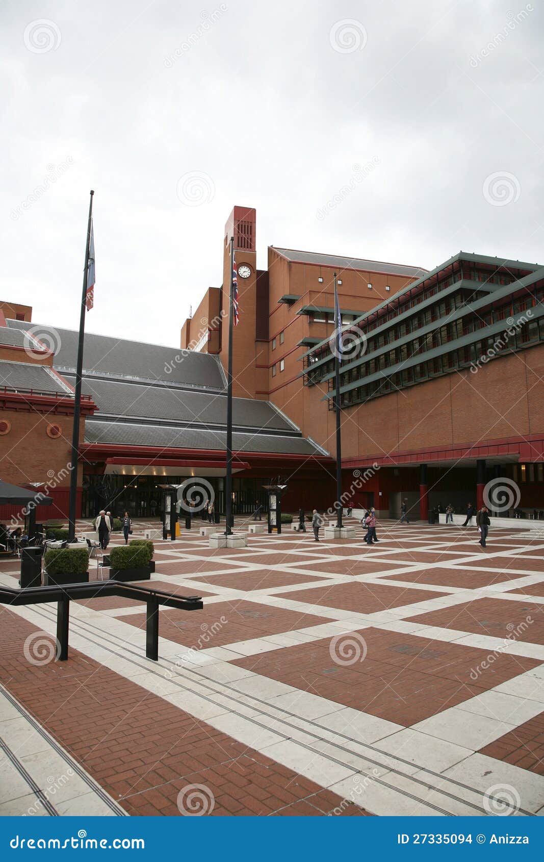 The British Library - Exterior Editorial Stock Image - Image of outside ...