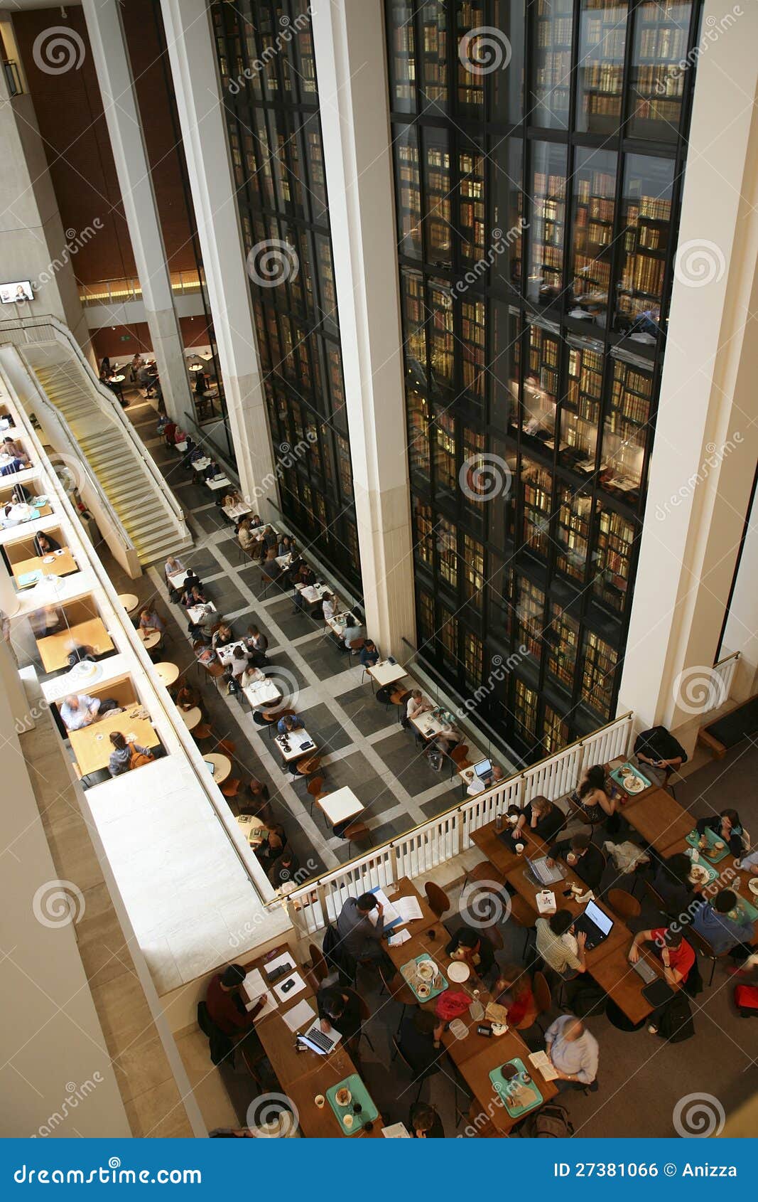 The British Library - Interior Editorial Photo - Image of capital ...