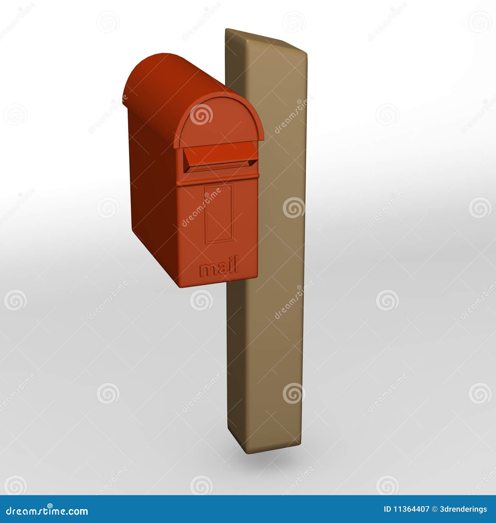 British mailbox stock illustration. Illustration of british - 11364407