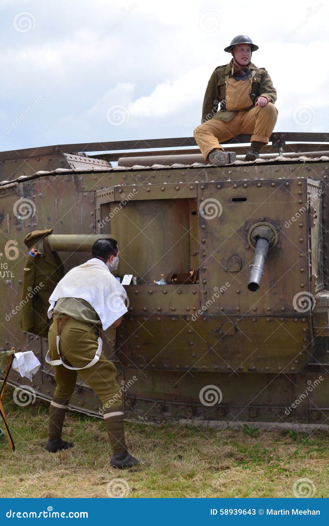 British Mark 1 WW1 tank. editorial stock photo. Image of tanks - 58939643