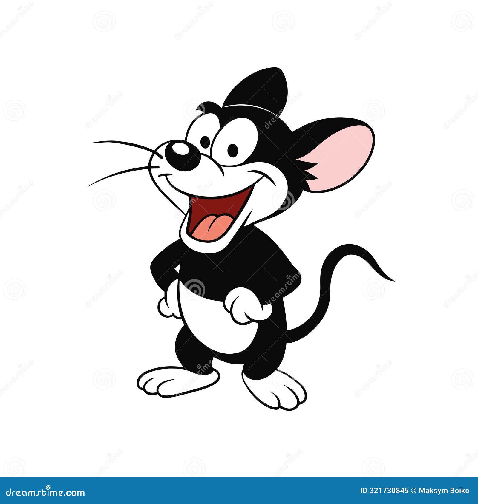 British Mouse Laughs Icon Vector Illustration Stock Vector ...