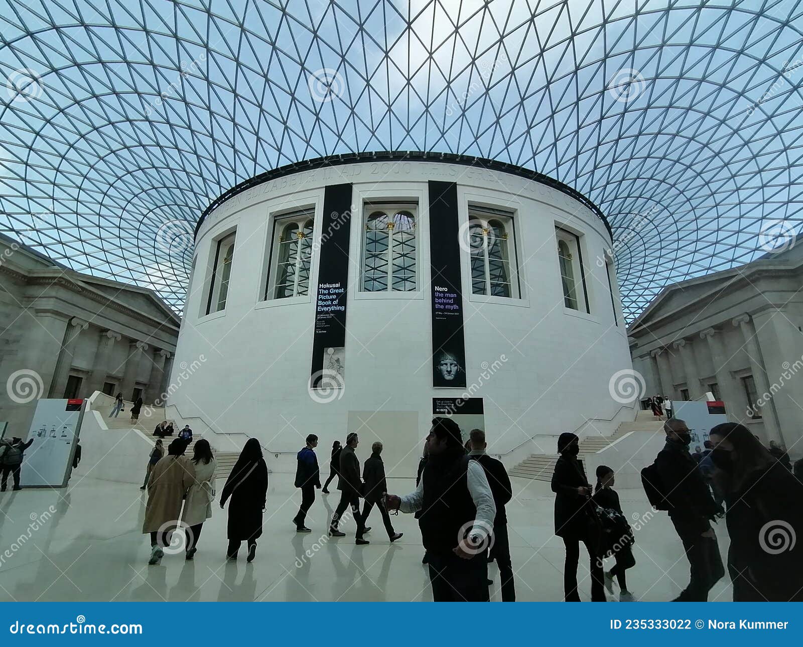 British Museum entry editorial photography. Image of winter - 235333022