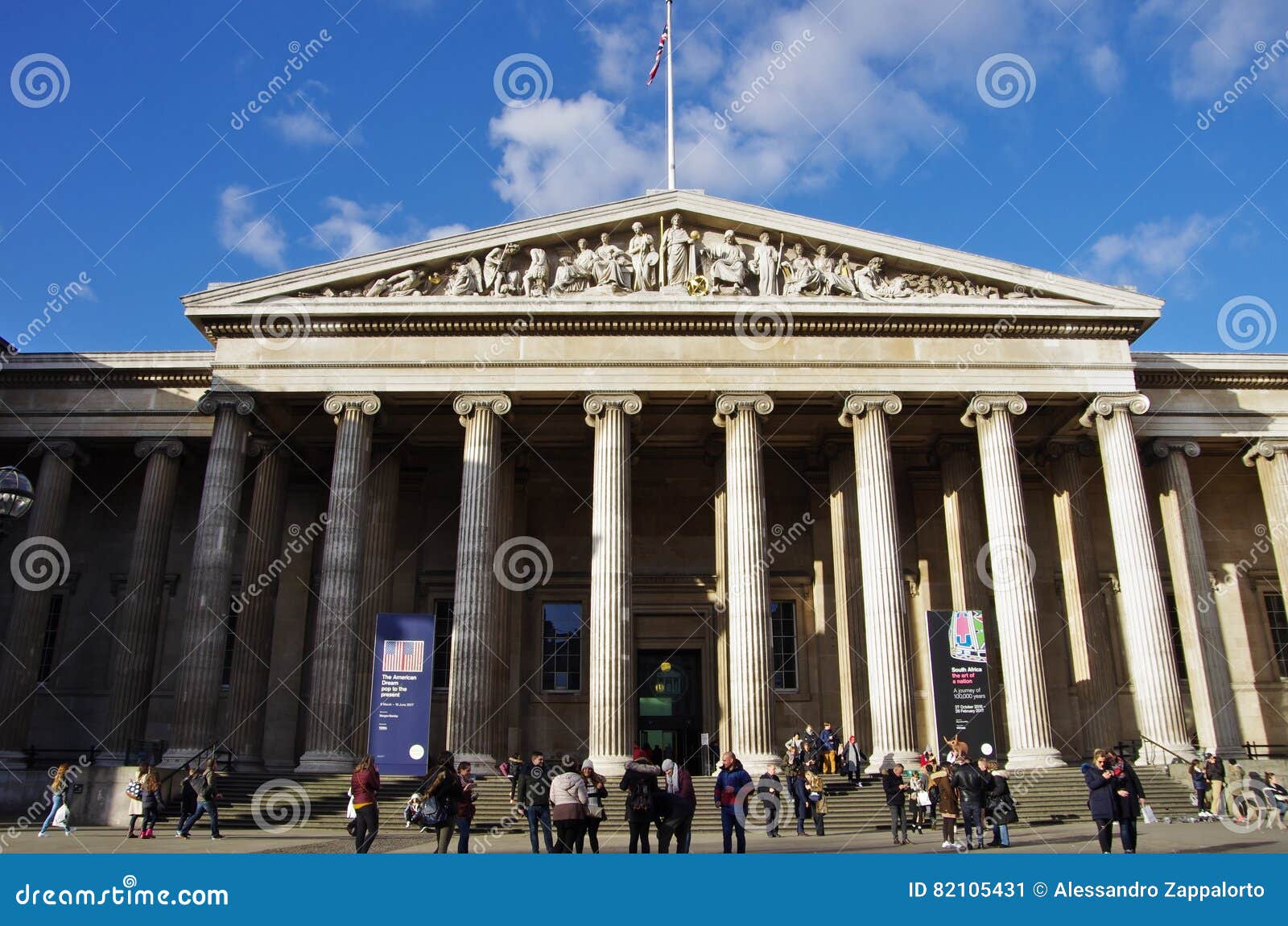 The British Museum facade editorial photo. Image of greek - 82105431