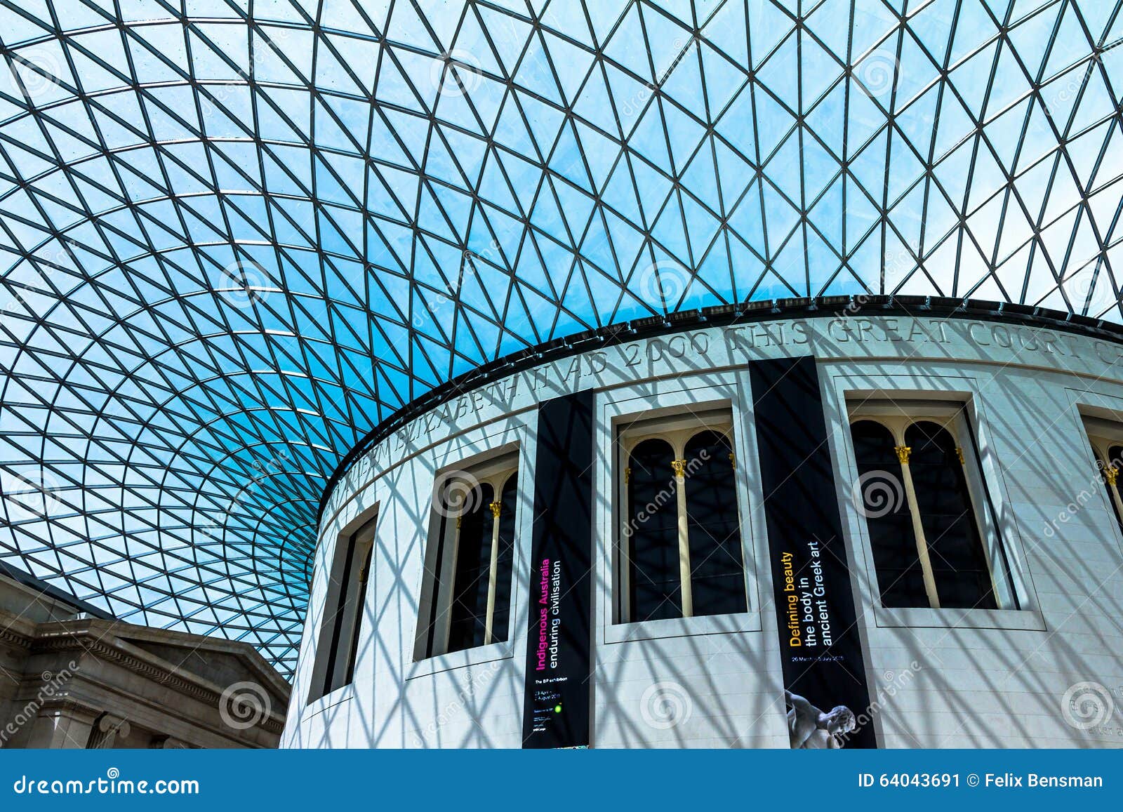 British Museum Inside Interior. London Editorial Photo - Image of ...