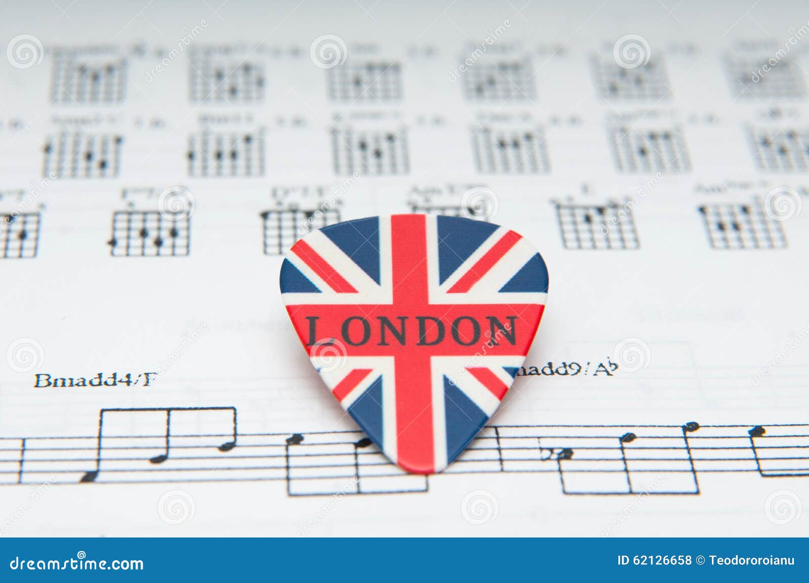 British music stock photo. Image of guitar, flag, chord - 62126658
