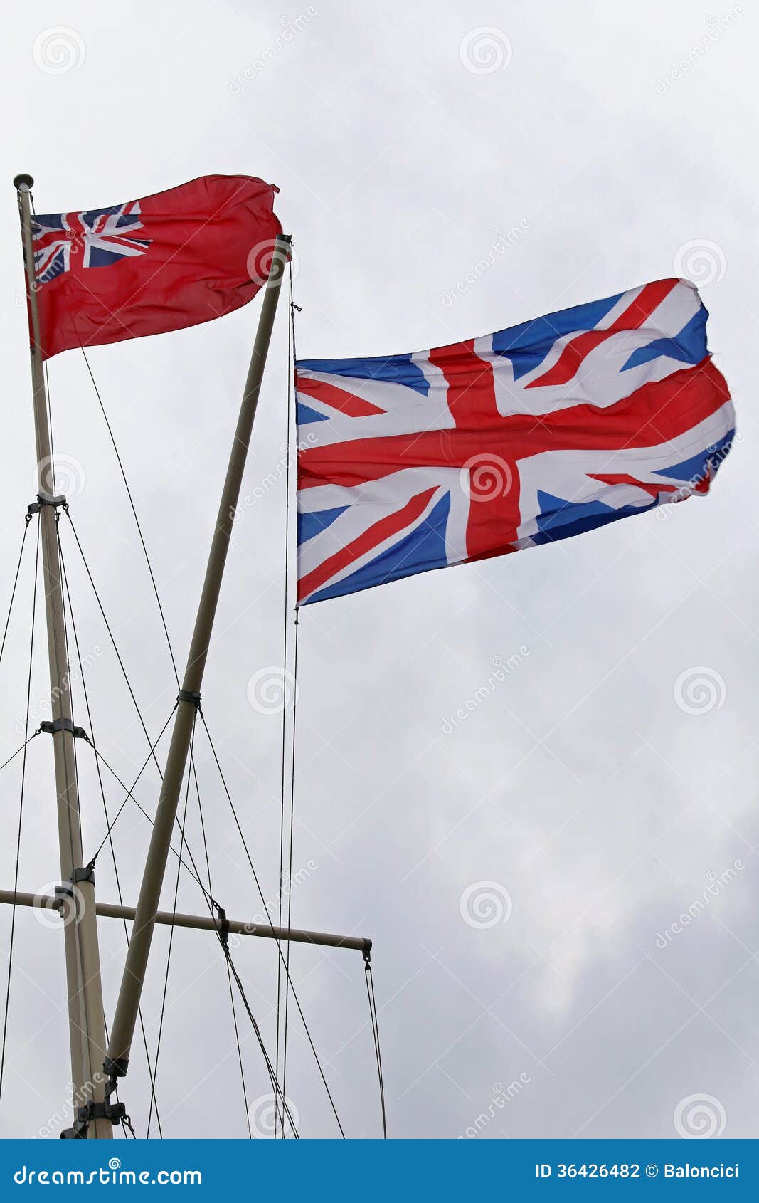 British Navy flags stock photo. Image of merchant, marine - 36426482