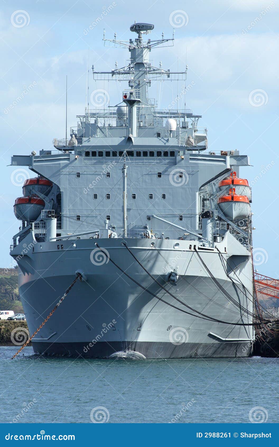 A British Navy ship. stock image. Image of industrial - 2988261