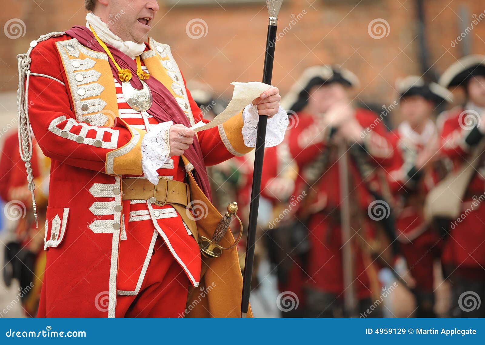 British officer stock image. Image of troops, uniform - 4959129