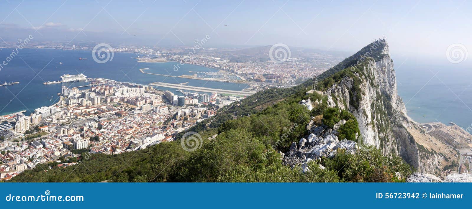 British Overseas Territory of Gibraltar Southern Spain Stock Photo ...