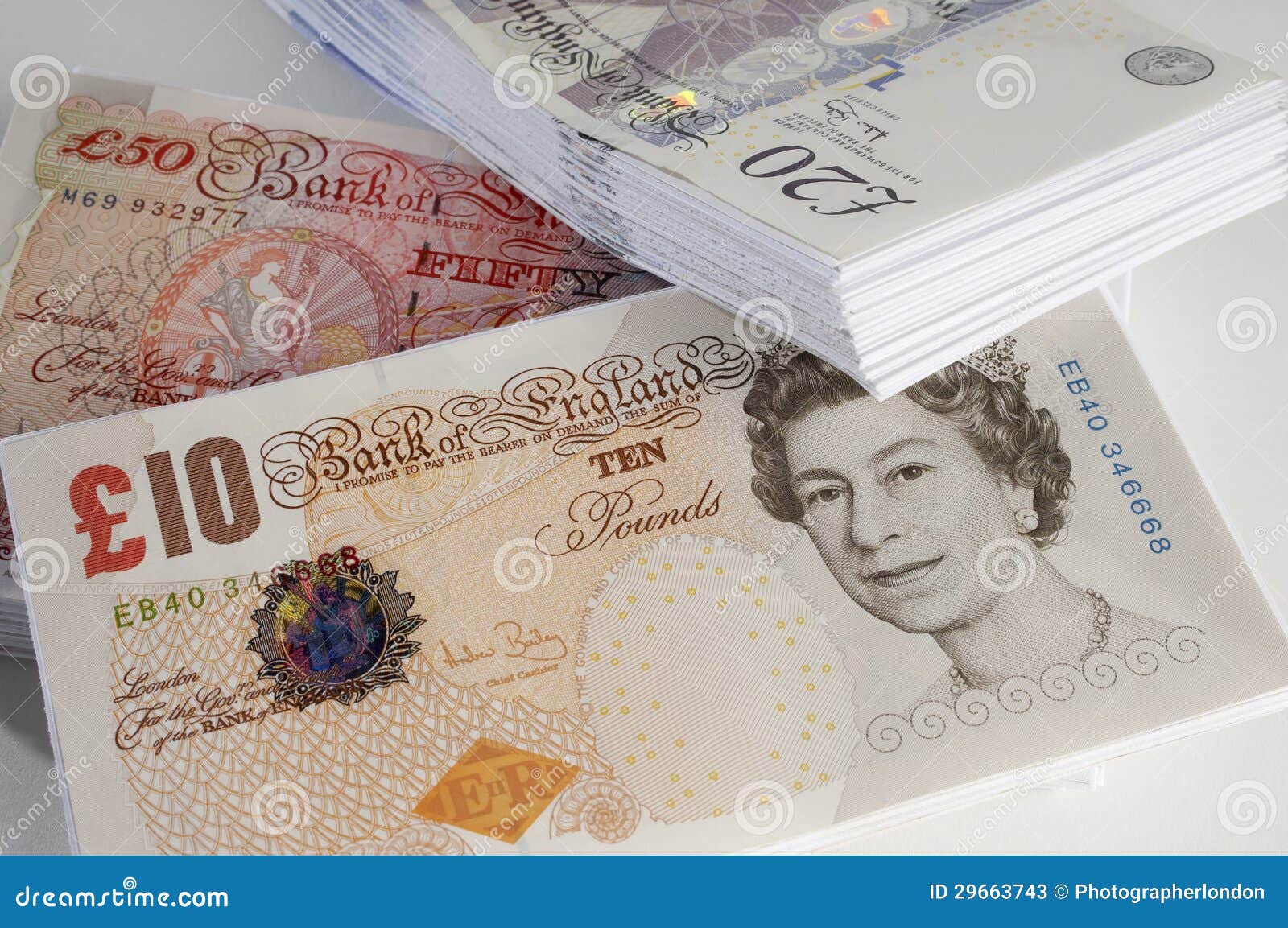 British Paper Currency editorial stock photo. Image of queen - 29663743