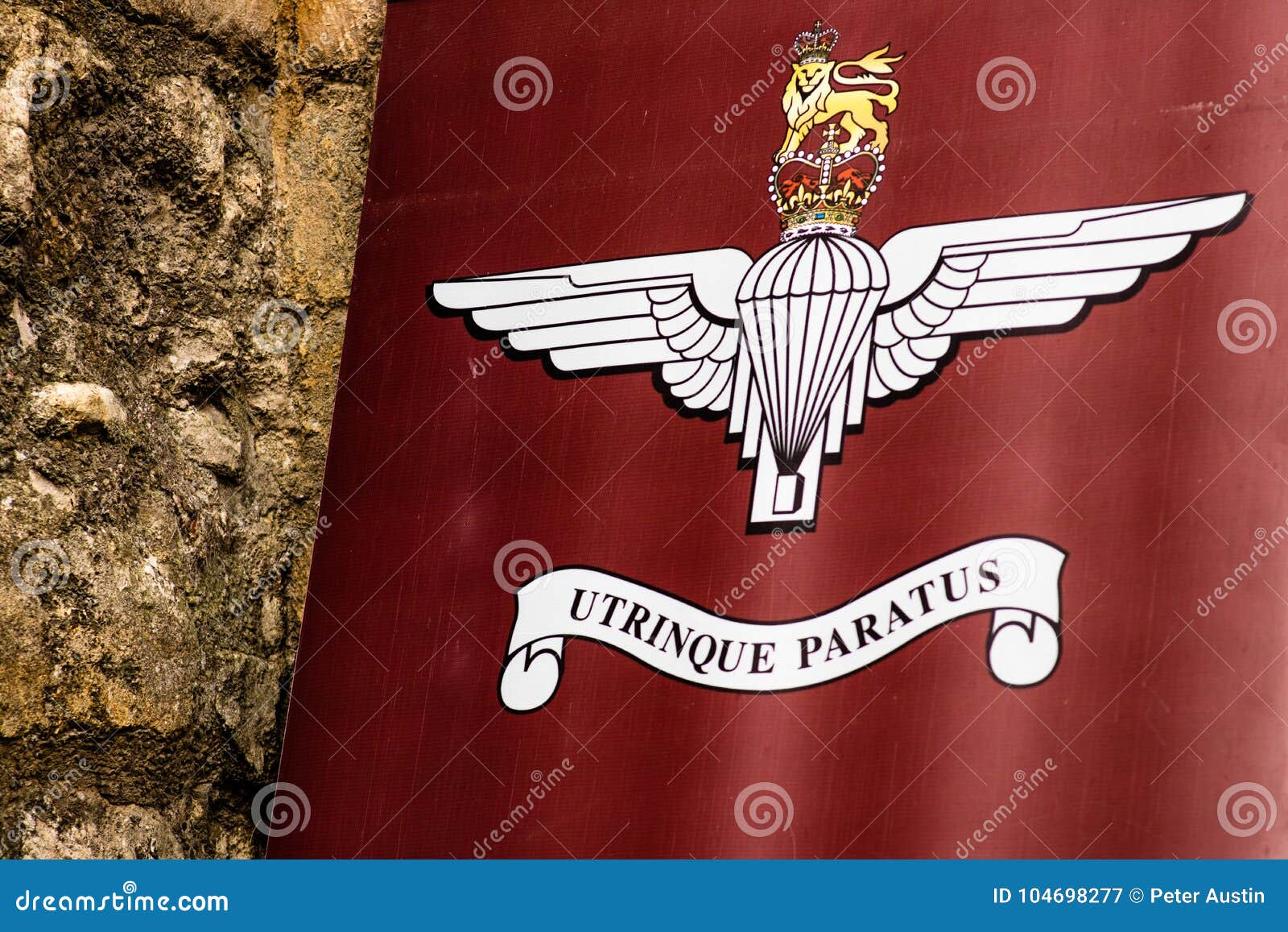 The British Parachute Regiment Emblem Editorial Photography - Image of ...