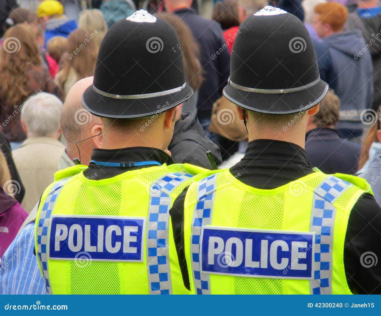 British Policemen Watching Crowd Stock Photos - Free & Royalty-Free ...