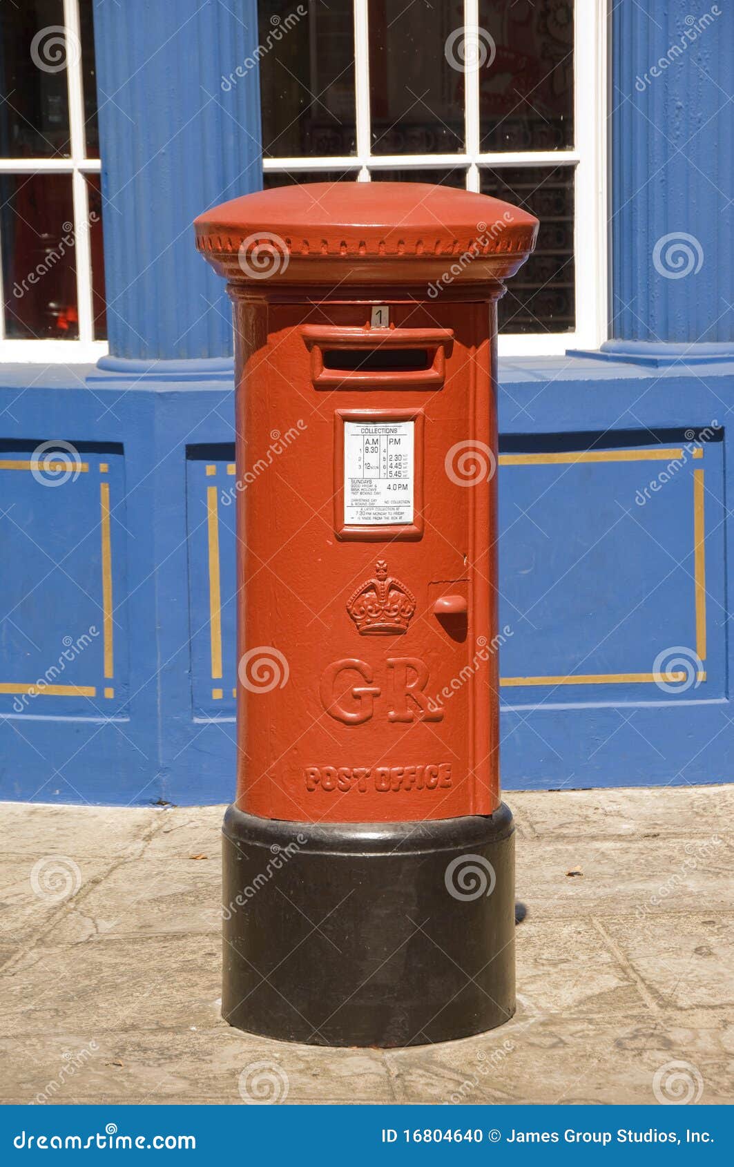 British Post Box stock photo. Image of walll, floor, postal - 16804640