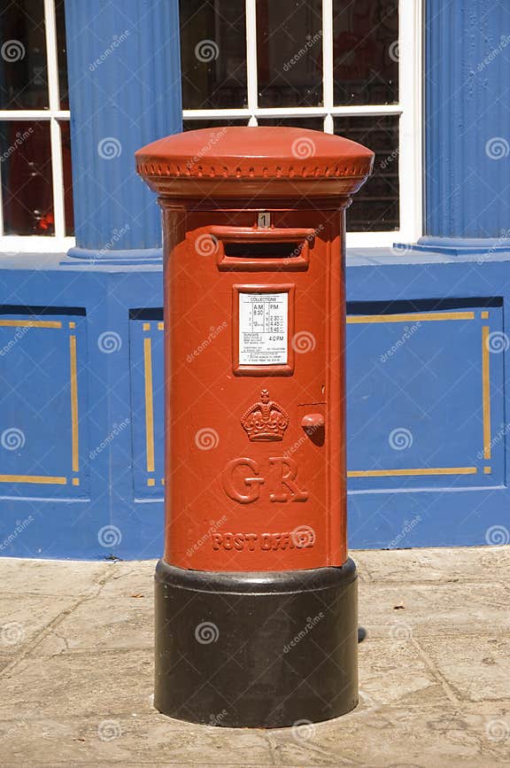 British Post Box stock photo. Image of walll, floor, postal - 16804640