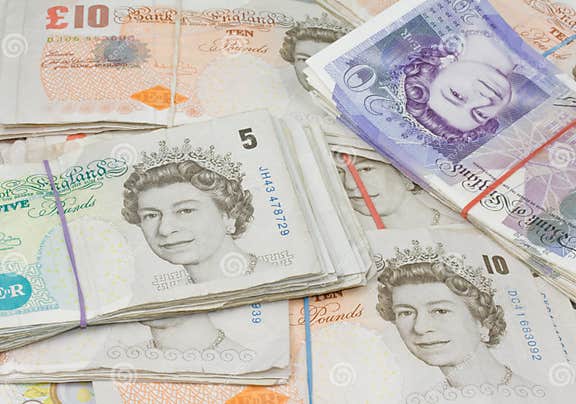 British pound notes editorial image. Image of wealth - 10032550