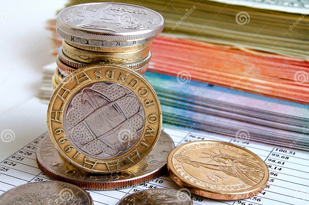 British Pound rate. stock photo. Image of forecasts, currency - 83142484