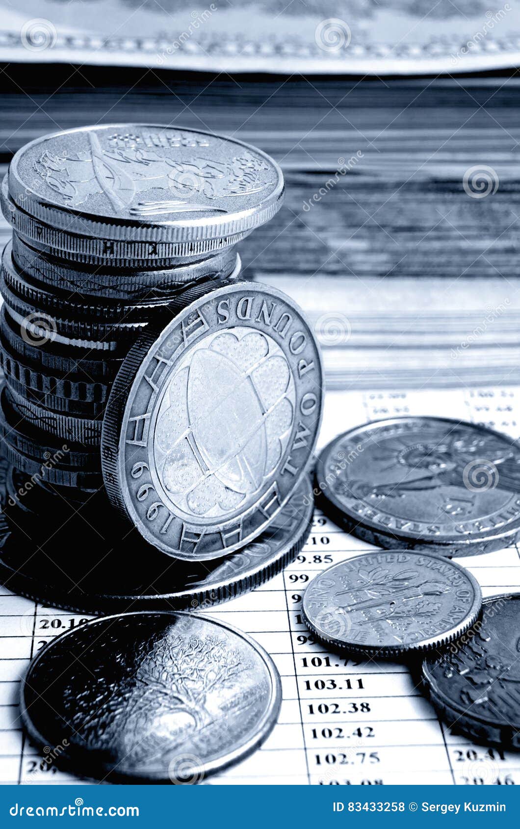 British Pound rate. stock photo. Image of exchange, forecasts - 83433258