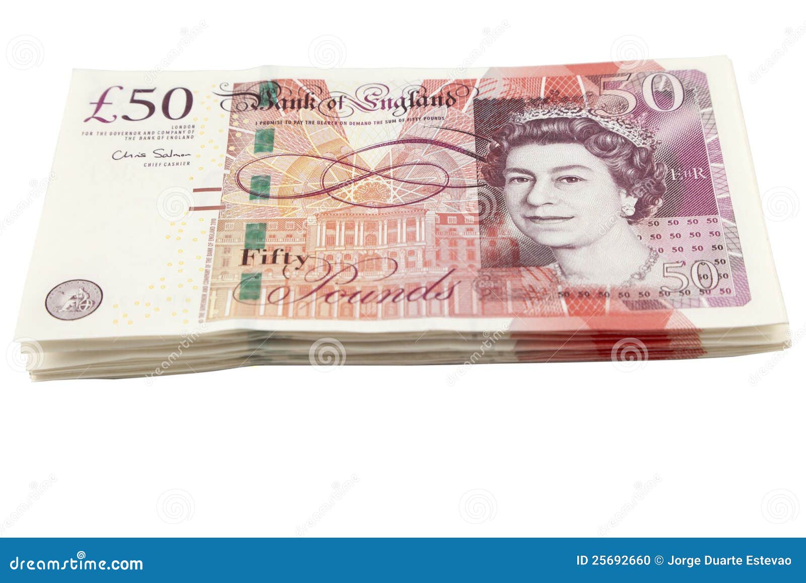 British Pound Sterling Banknote Bundle Editorial Image - Image of ...