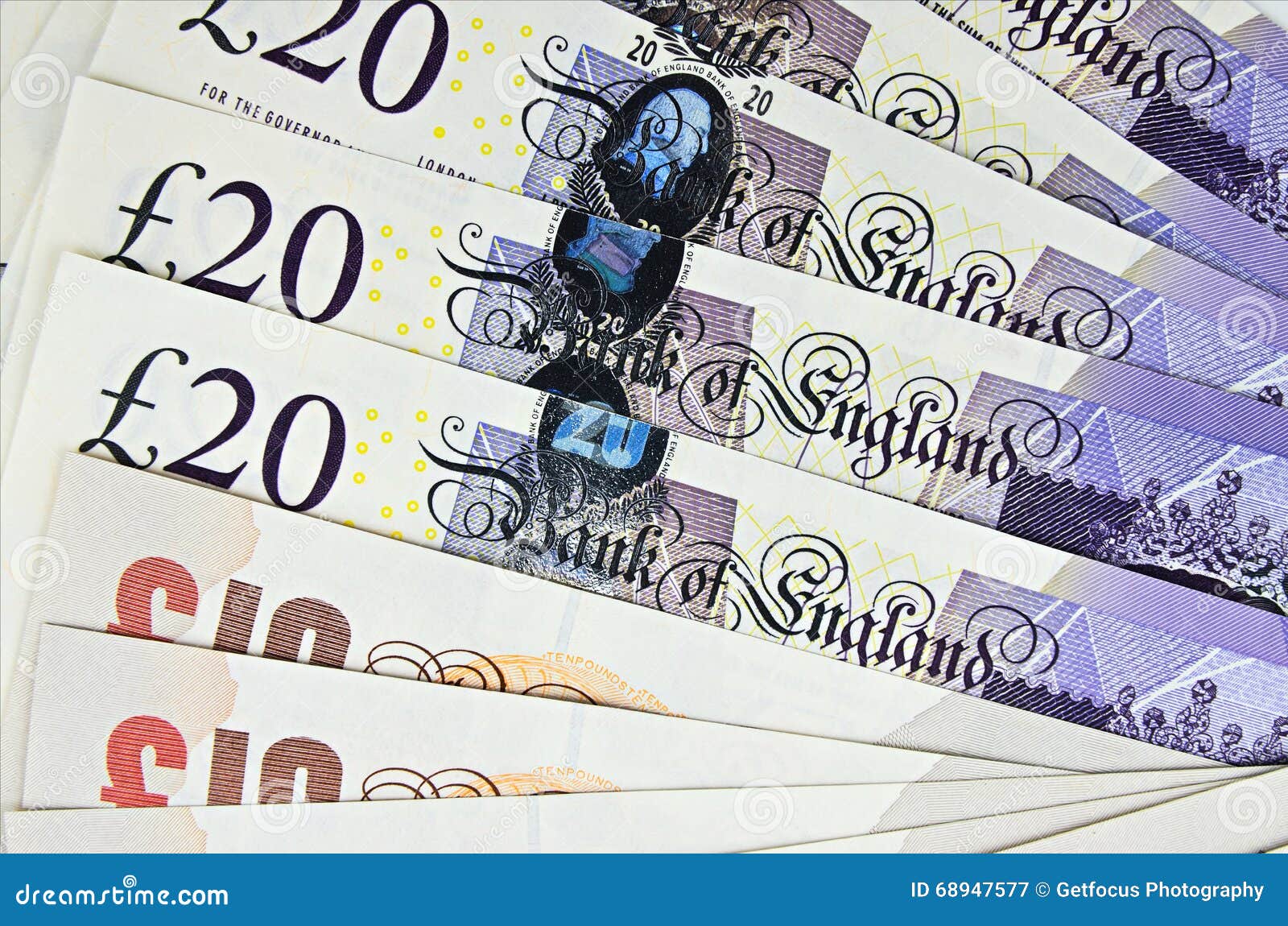 Pounds Banknotes On A White Background Editorial Photo | CartoonDealer ...