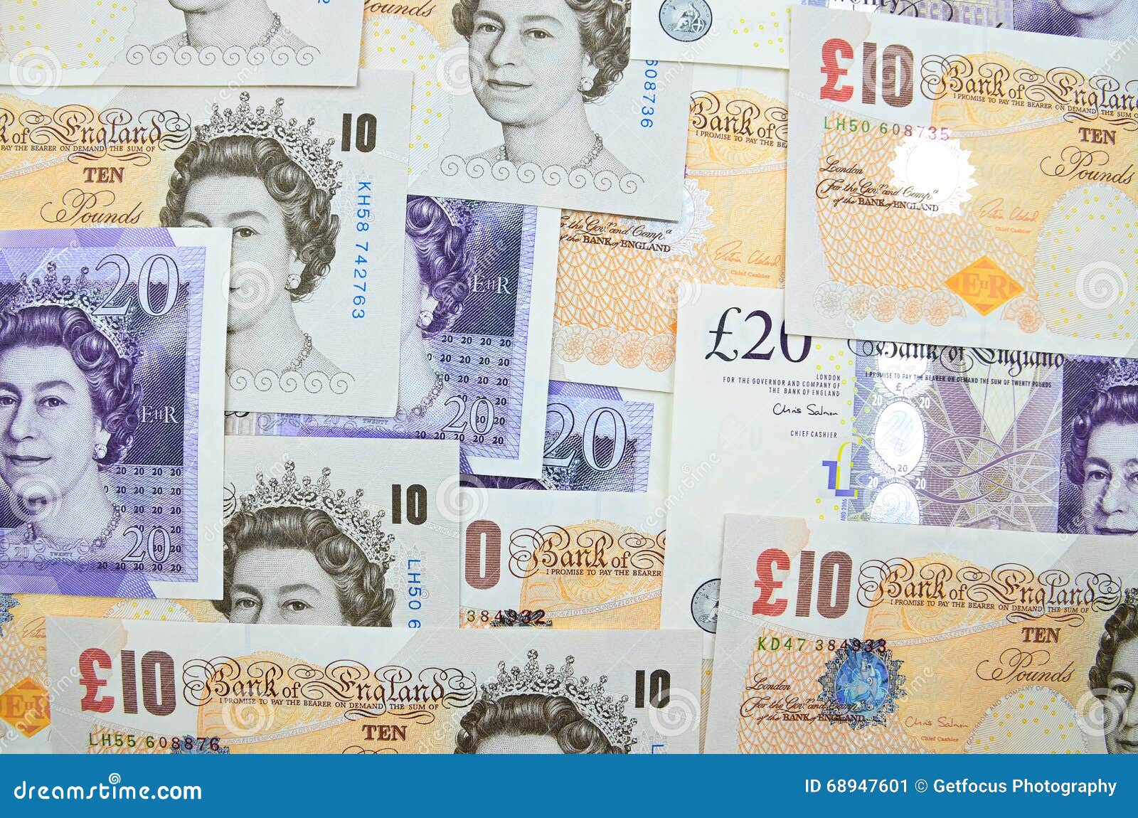 Pounds Banknotes On A White Background Editorial Photo | CartoonDealer ...