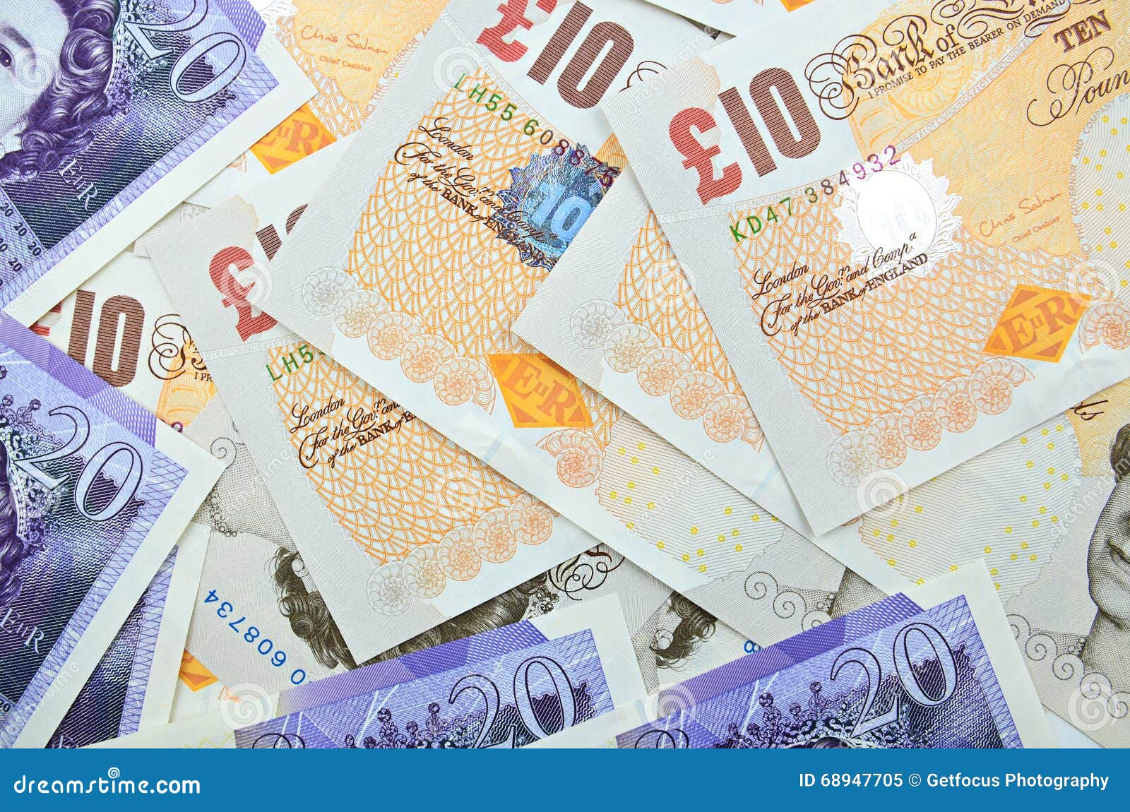 Pounds Banknotes On A White Background Editorial Photo | CartoonDealer ...