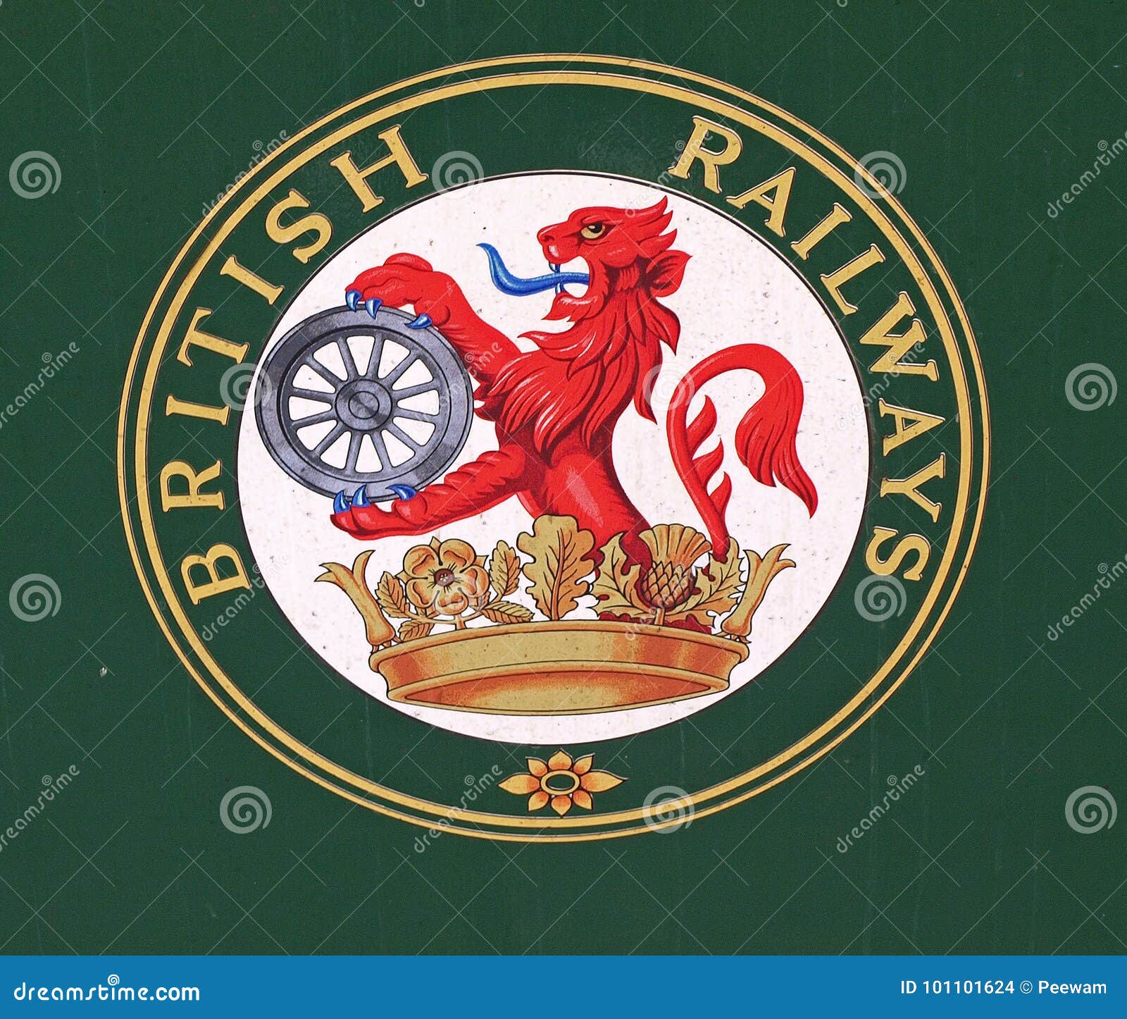 British Railways Emblem editorial stock image. Image of city - 101101624