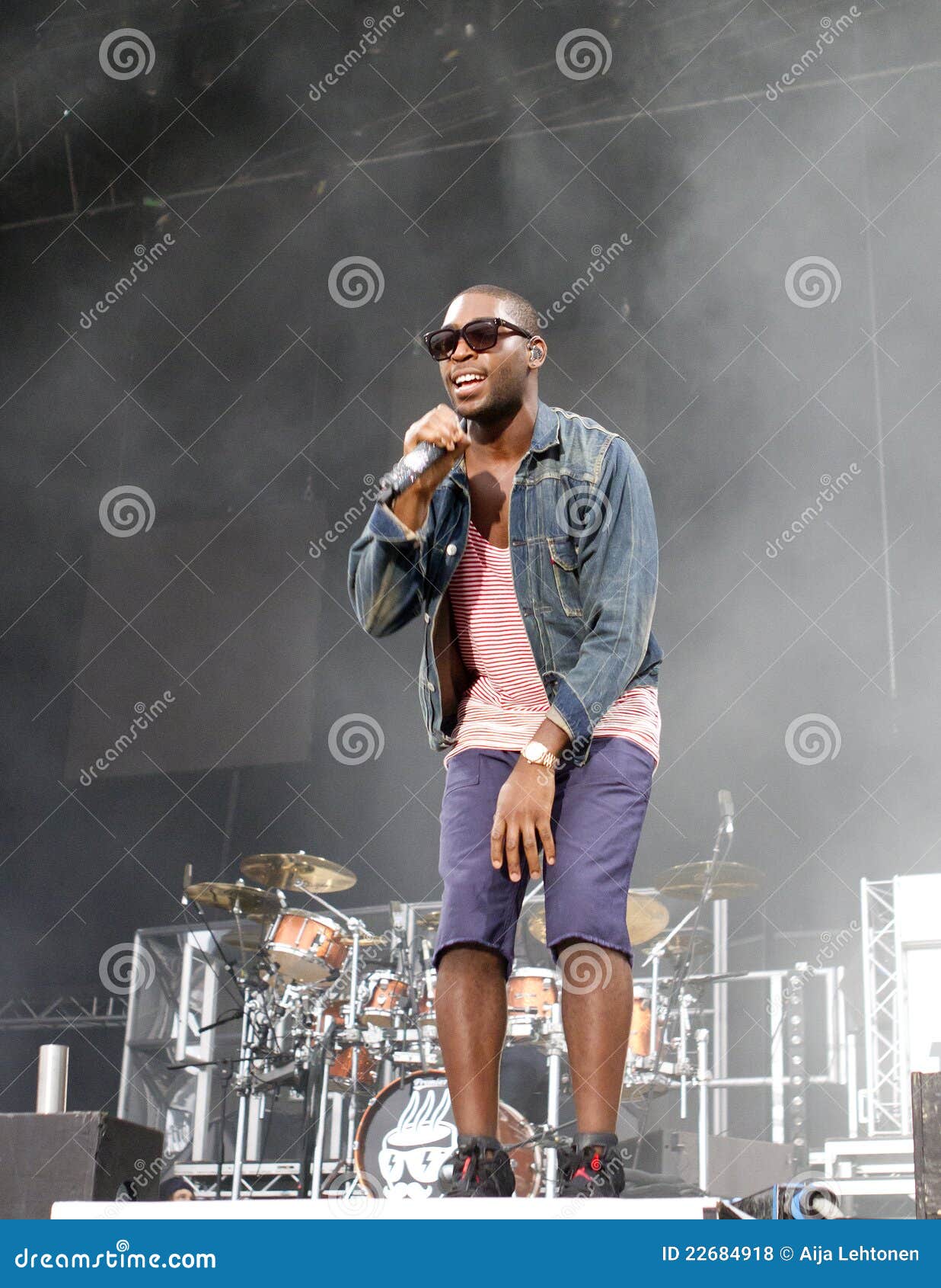 British Rapper Tinie Tempah Editorial Stock Photo - Image of beach ...