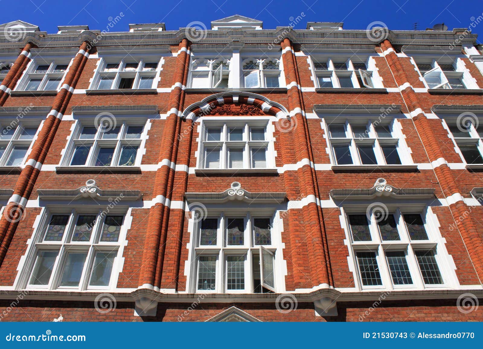 British red brick building stock image. Image of built - 21530743